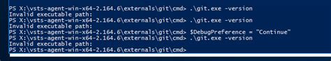 Invalid Executable Path Error For Git Version Cmd On Ram Disk · Issue