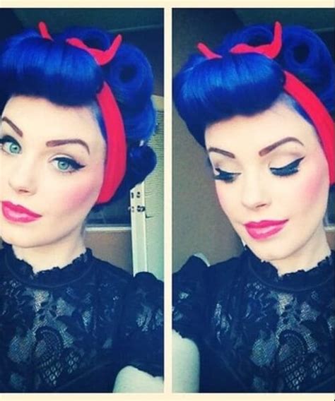 40 S Pin Up Makeup Tutorial Saubhaya Makeup