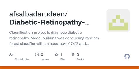 GitHub Afsalbadarudeen Diabetic Retinopathy Classification Classification Project To Diagnose