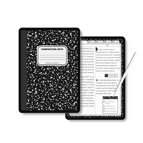 Composition Note Paper 12type 7color Set Webudding