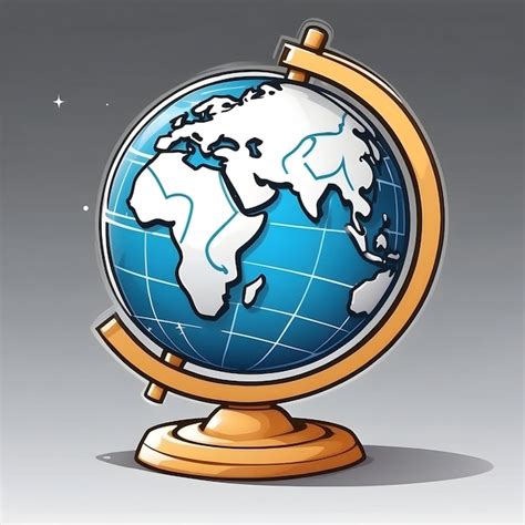 Global Icon World Map Symbol Earth Sphere International Globe Planet
