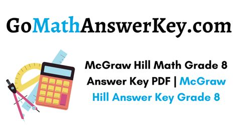 Mcgraw Hill Math Grade 8 Answer Key Pdf Mcgraw Hill Answer Key Grade