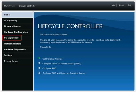 Poweredge How To Deploy An Os Using The Lifecycle Controller Lcc