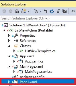 How To Create A List View Action In Xamarin Forms