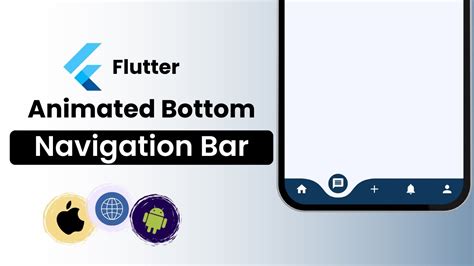 curved bottom navigation bar animated bottom navigation bar youtube