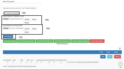 report templates for custom table onping automation platform