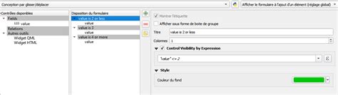 rule based background color in qgis attribute form containers