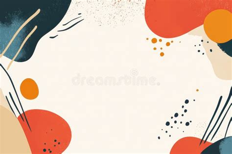 Abstract Background With Organic Shapes And Dots Stock Illustration Illustration Of Trendy