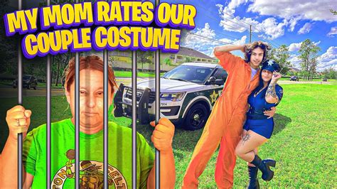 My Mom Rates Our Couple Halloween Costumes Youtube