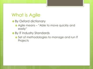 Agile Methodologies Project Management With SCRUM PPTX Resume Writing And Advice Job Search