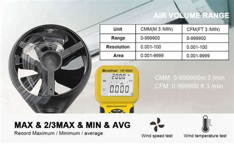 Promo Anemometer Data Logger Holdpeak Hp 856a Air Flow Meter Wind Usb Hp856a Diskon 23 Di