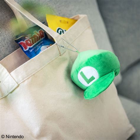 Super Mario Luigi Hat Plush Pouch Limited Wafuu Japan
