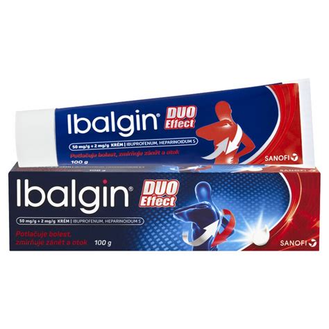 Ibalgin Duo Ointment 50mg G 2mg G 100g Mast S účinkem Ibalgin Duo 50 Mg