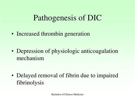 Ppt Disseminated Intravascular Coagulation Dic Powerpoint