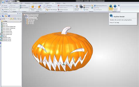 Halloween Fun With Solid Edge St7 And Keyshot Swoosh Technologies