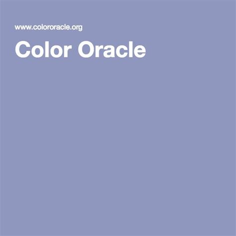 Color Oracle Oracle Color Blind Data Visualization