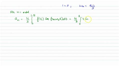 SOLVED Determine The Fourier Series Representation Of The Function In