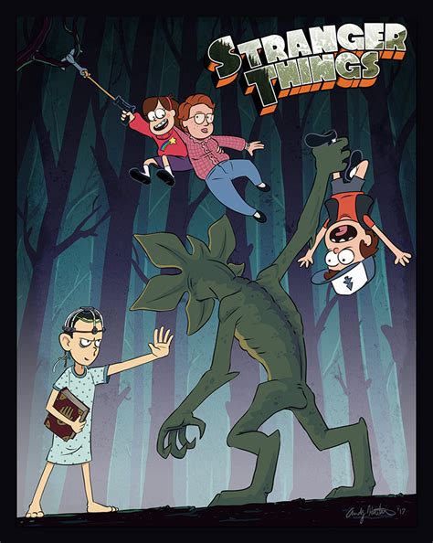 Gravity Falls Stranger Things By Andyjhunter On Deviantart
