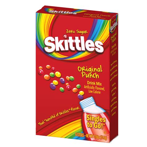 Skittles Original Singles To Go 15 2g Crowsnest Candy Company