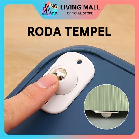 Roda Universal Tempel 360° Stainless Serbaguna Roda Caster Kecil Troly Roda Troli Mini
