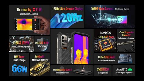 Ulefone Power Armor T Rugged Smartphone Free Cover Ulefone