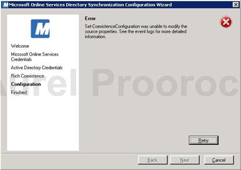 Office 365 Directory Synchronization Fail Tech Blog Microsoft