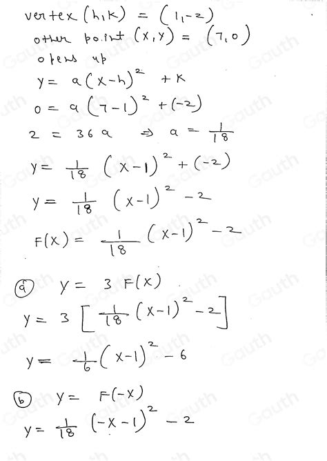 solved 9 the diagram shows a sketch of the graph of y f x the graph
