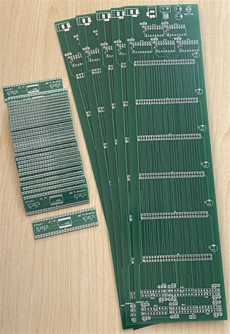 First Pcbs For My 16 Bit Processor Came In One For The Bus At Least