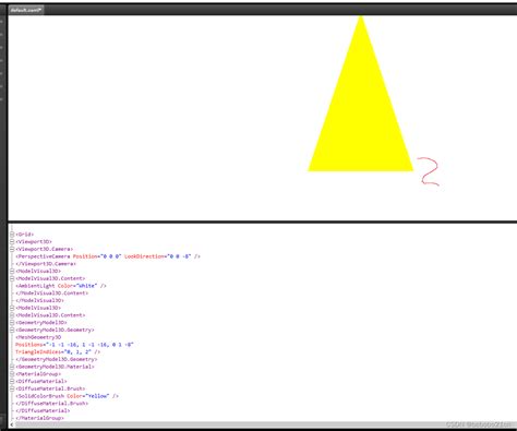 Wpf 3d 坐标系和基本三角形复习 Csdn博客