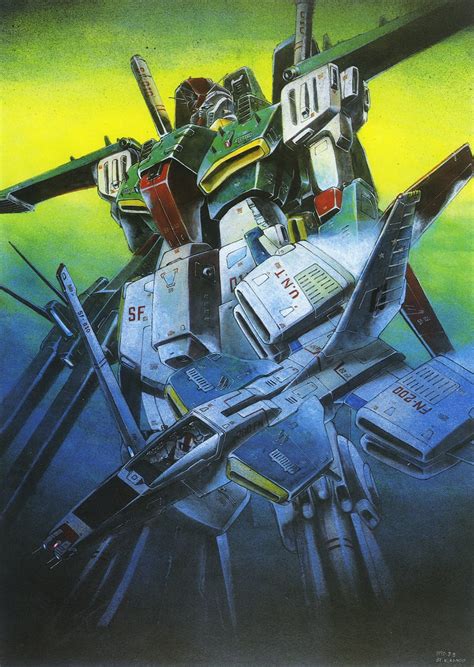 Zz Gundam And Core Fighter Gundam And More Drawn By Kondou Kazuhisa Danbooru