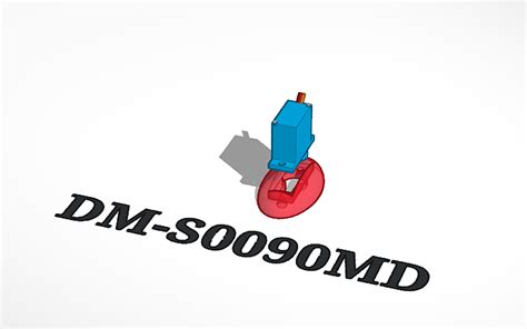 3d Design Dm S0090md Servo And Bracket Tinkercad