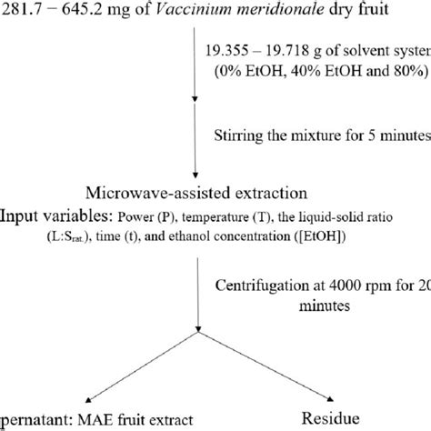 Scheme Of The Microwave Assisted Extraction Of Total Polyphenols In Download Scientific Diagram