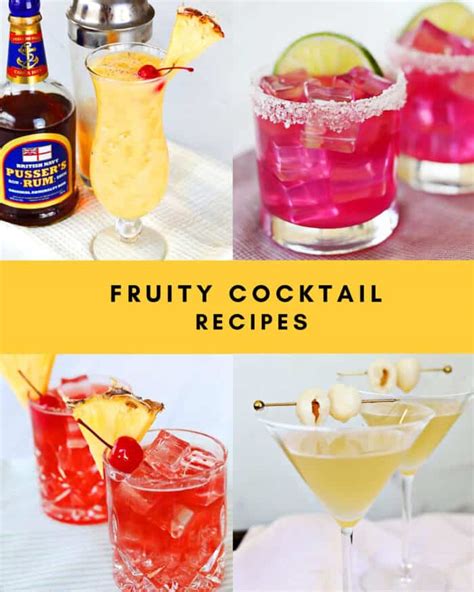 50 Fruity Cocktails A Beautiful Mess