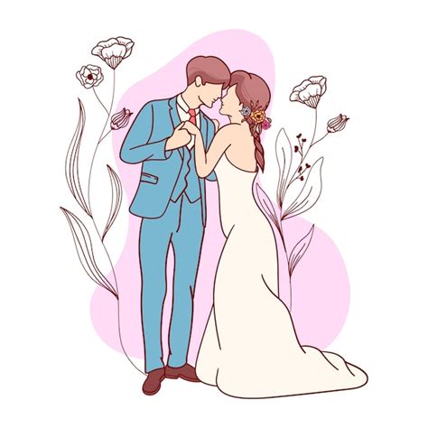 Premium Vector Wedding Couple Vector