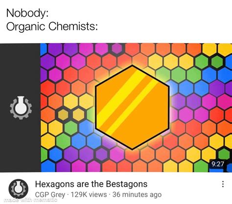 Hexagons Science R Chemistrymemes