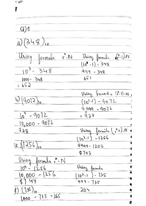 Dld Assignment 2 Formulas For Binary And Hexadecimal Conversions Studocu