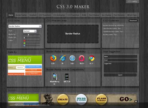 CSS Maker HTML Gallery
