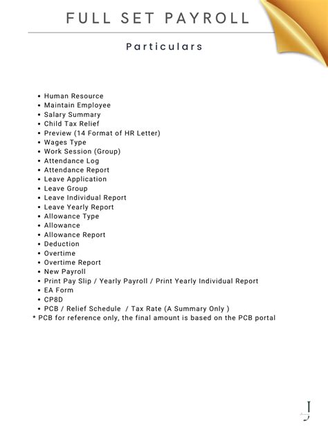 Full Set Payroll Template June Co