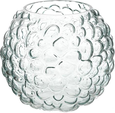 ᐉ Ваза стеклянная Bubbles 21 8 см прозрачная • Купить в Киеве Украине • Лучшая цена в Эпицентр