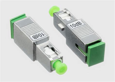 Fixed SC APC Fiber Optic Attenuator Single Mode Female To Male 5dB