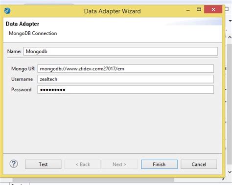 How To Connect Mongodb Data Adapter With Jasper Studio Products Jaspersoft Community