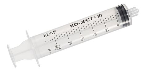 Kjøp Kd Ject Iii Sprøyte 3 K 30ml Ll Sentrisk Grad 1ml 50 Stk Med24 No