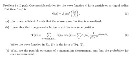 Solved Problem Pts One Possible Solution For The Chegg Com