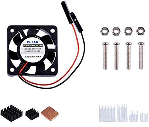 amazon geeekpi raspberry pi 4ファン、raspberry pi冷却ファン30x30x7mm dc 5vブラシ