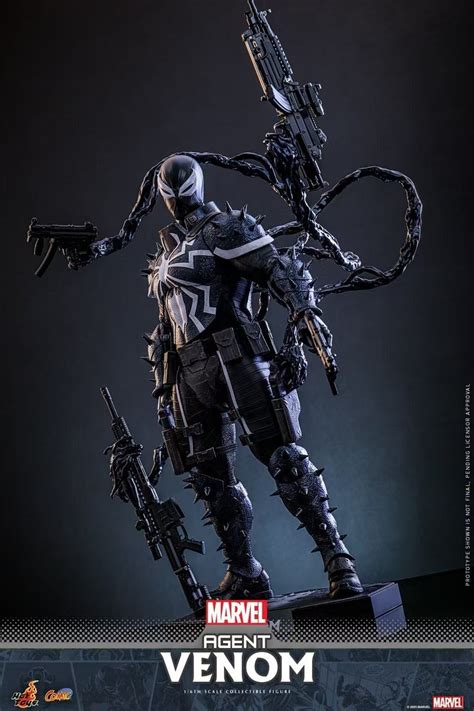 Marvel Hot Toys Agent Venom Licensed Action Figure Clubhouse Statues