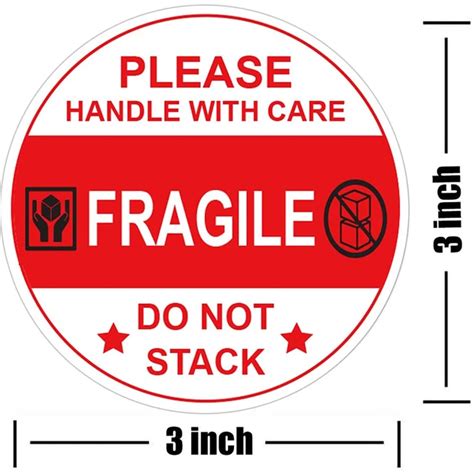 Fragile Logo Do Not Stack