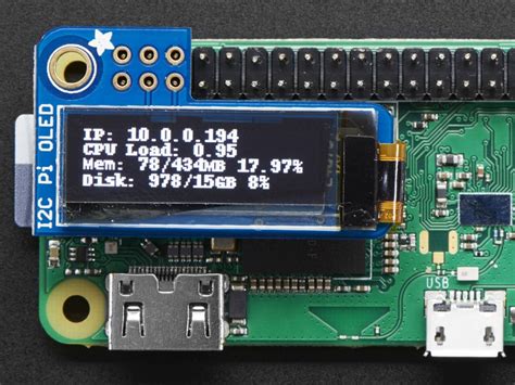Overview Adafruit PiOLED X Mini OLED For Raspberry Pi Adafruit Learning System