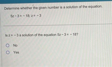 Answered Determine Whether The Given Number Is A Solution Of The Kunduz