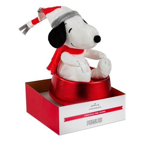 Peanuts Snoopy Plush Christmas Tree Topper Hallmark Uk