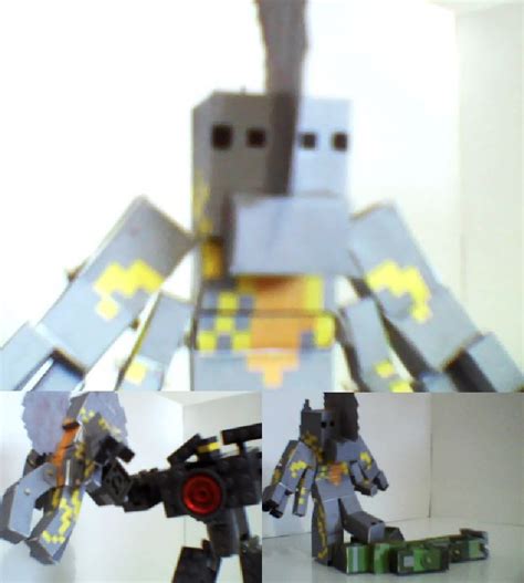 Trespasser Axe Head Pacific Rim Pixel Papercraft